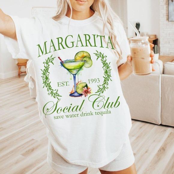 Shirts | 1993 Margarita Social Club Cocktail Tequila Social Club Girls ...